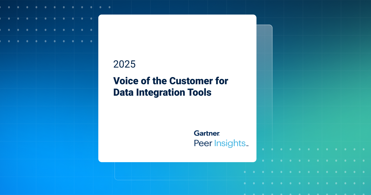 Gartner Voice of the Customer - Data Integration Tools